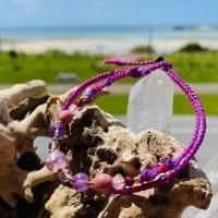 ヒマラヤ水晶ブレスレット - ヒマラヤ水晶とヒマラヤ水晶 ヒマラヤ水晶ブレスレット - ヒマラヤ水晶とヒマラヤ水晶