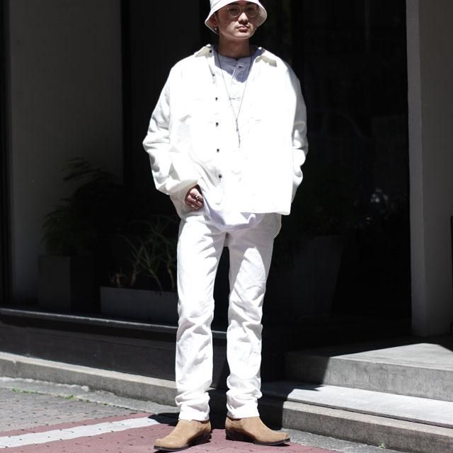 Midorikawa DENIM PANTS #WHITE [MID19AW-P04]｜Silver and Gold Online Store