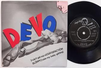 DEVO - (I Can't Get Me No) Satisfaction : U.K. (USED 7") - NAT RECORDS