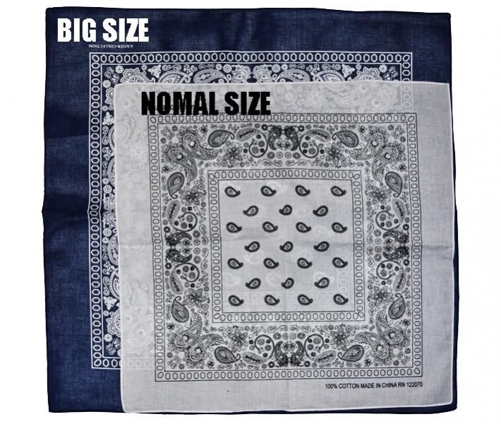 BIG SIZE【ペーズリー バンダナ】計5色 - 【LA PUERTA】大阪 BIG SIZE【ペーズリー バンダナ】計5色 - 【LA PUERTA】大阪