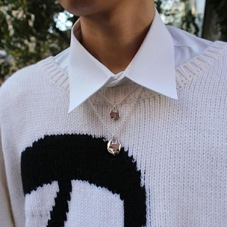 GARNI(ガルニ) Crockery Pendant - S (ネックレス) SILVER GARNI(ガルニ) Crockery Pendant - S (ネックレス) SILVER